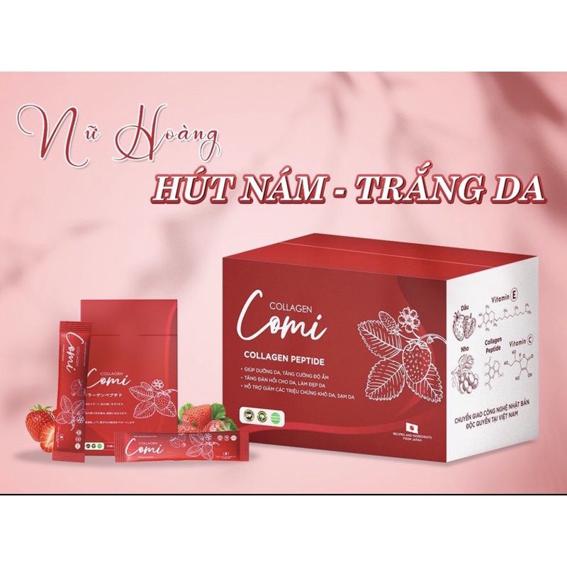 Collagen Comi Nhật Bản - trắng da , giảm nám sạm, ngăn lão hoá. 1 Hộp ...