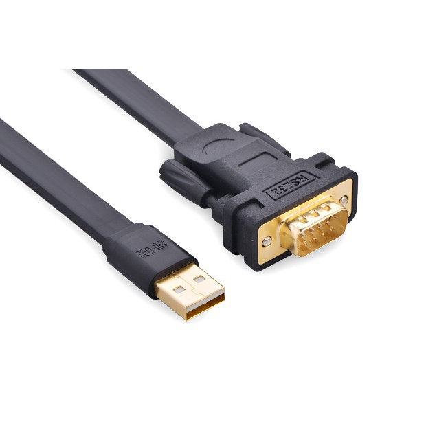 Cáp USB to RS232 (Usb to Com) dài 3m dẹt chính hãng Ugreen 20221 cao ...
