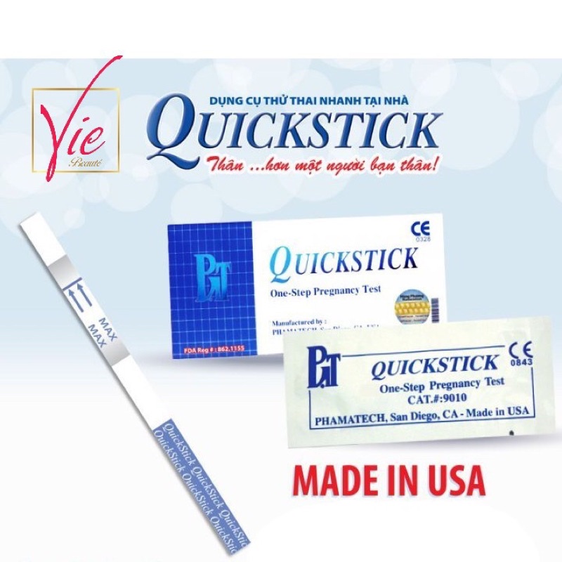 [CHÍNH HÃNG] Que thử thai Phamatech Quickstick USA Nhanh- Chính Xác ...