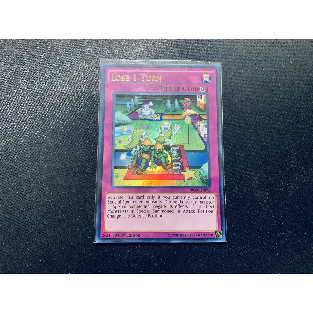 Thẻ Bài Yugioh Chính Hãng Lose 1 Turn - CROS-EN075 | Shopee Việt Nam