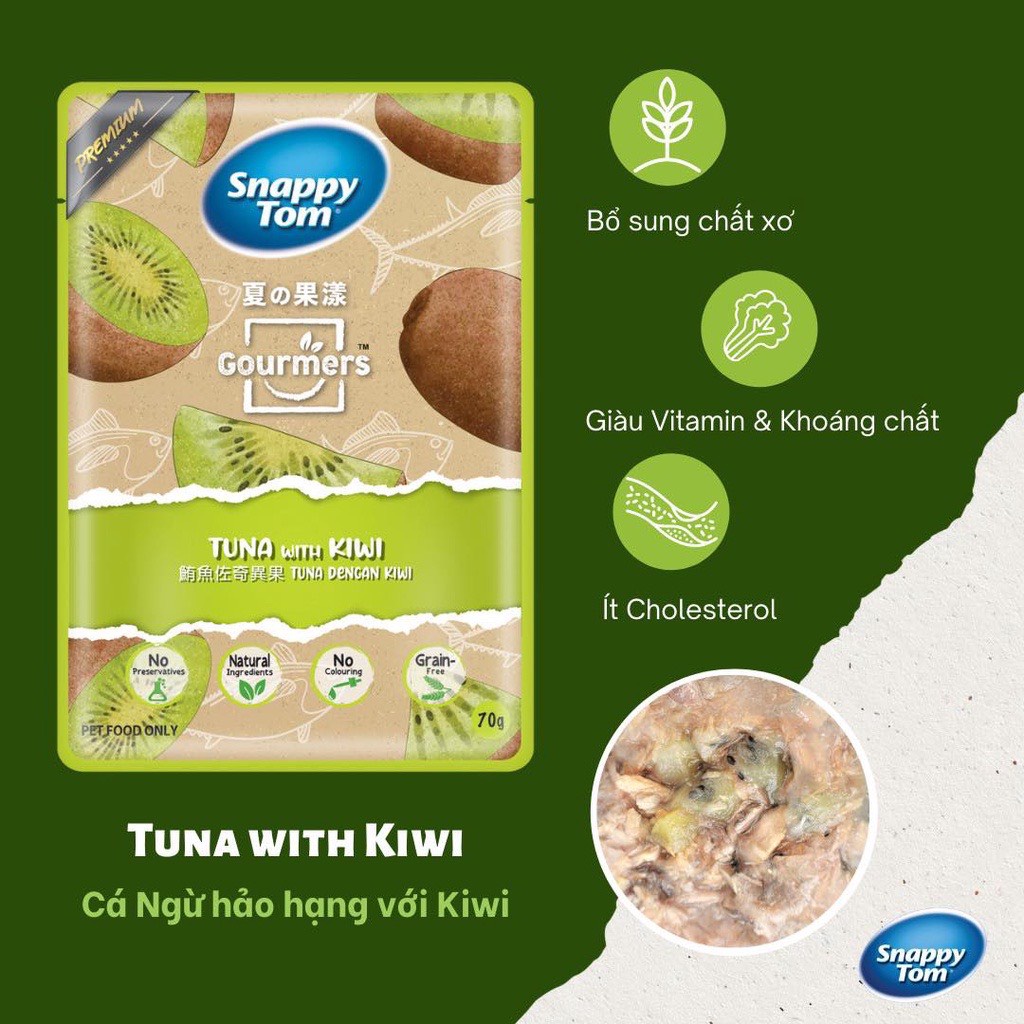 Pate cho mèo Snappy Tom, Pate dinh dưỡng cho mèo Snappy Tom | Shopee ...