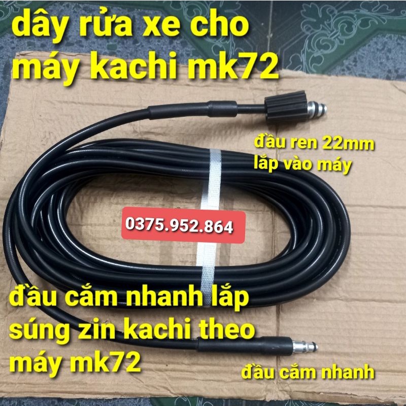 dây rửa xe cho máy kachi mk72, mk73, mk74, ( ren + nhanh ) | Shopee ...