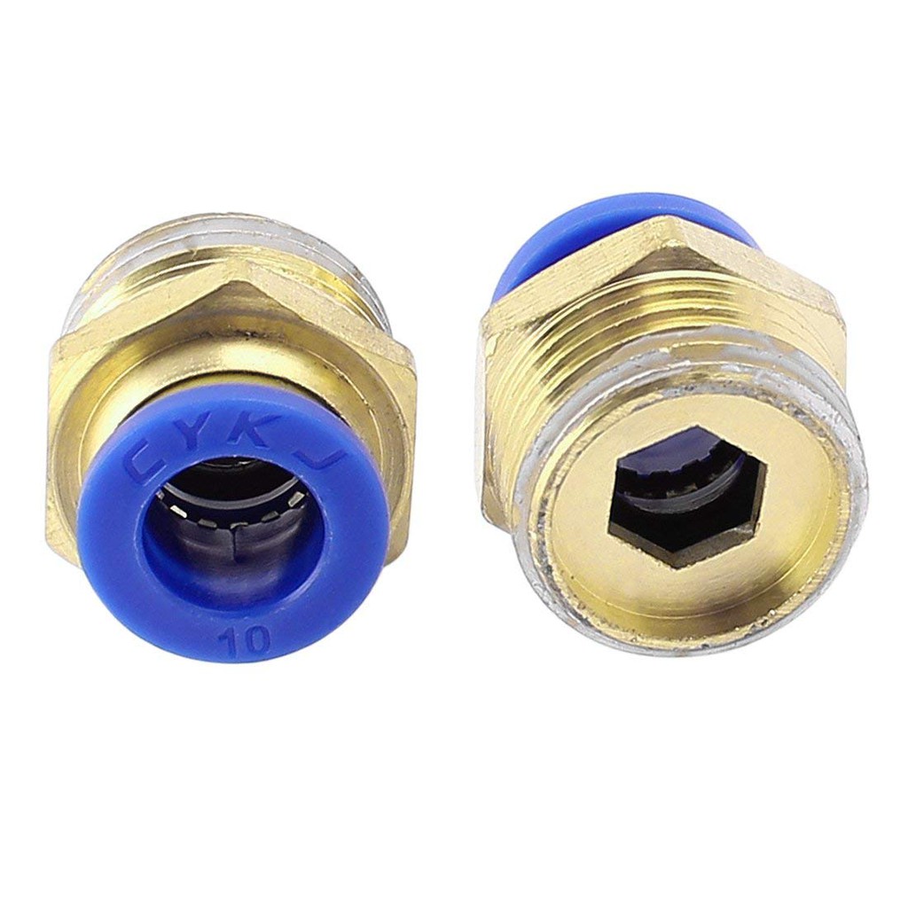 [Sập Sàn] Đầu nối khí nén nhanh PC 6-01 PC8-02 PC10-03 PC12-04 PC16-04 ...
