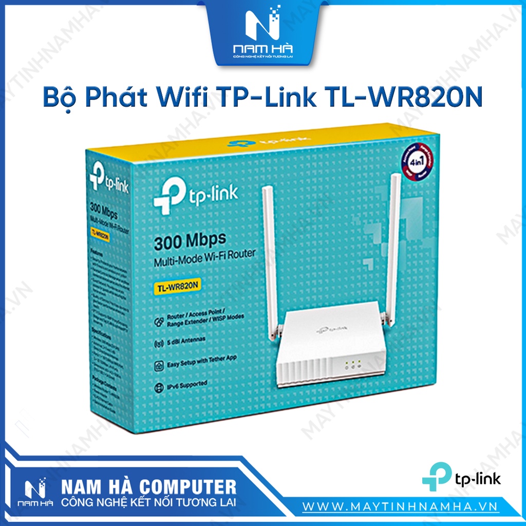 Bộ phát WiFi Router TP-link TL-WR 820N Chuẩn N tốc độ 300Mbps Chính ...