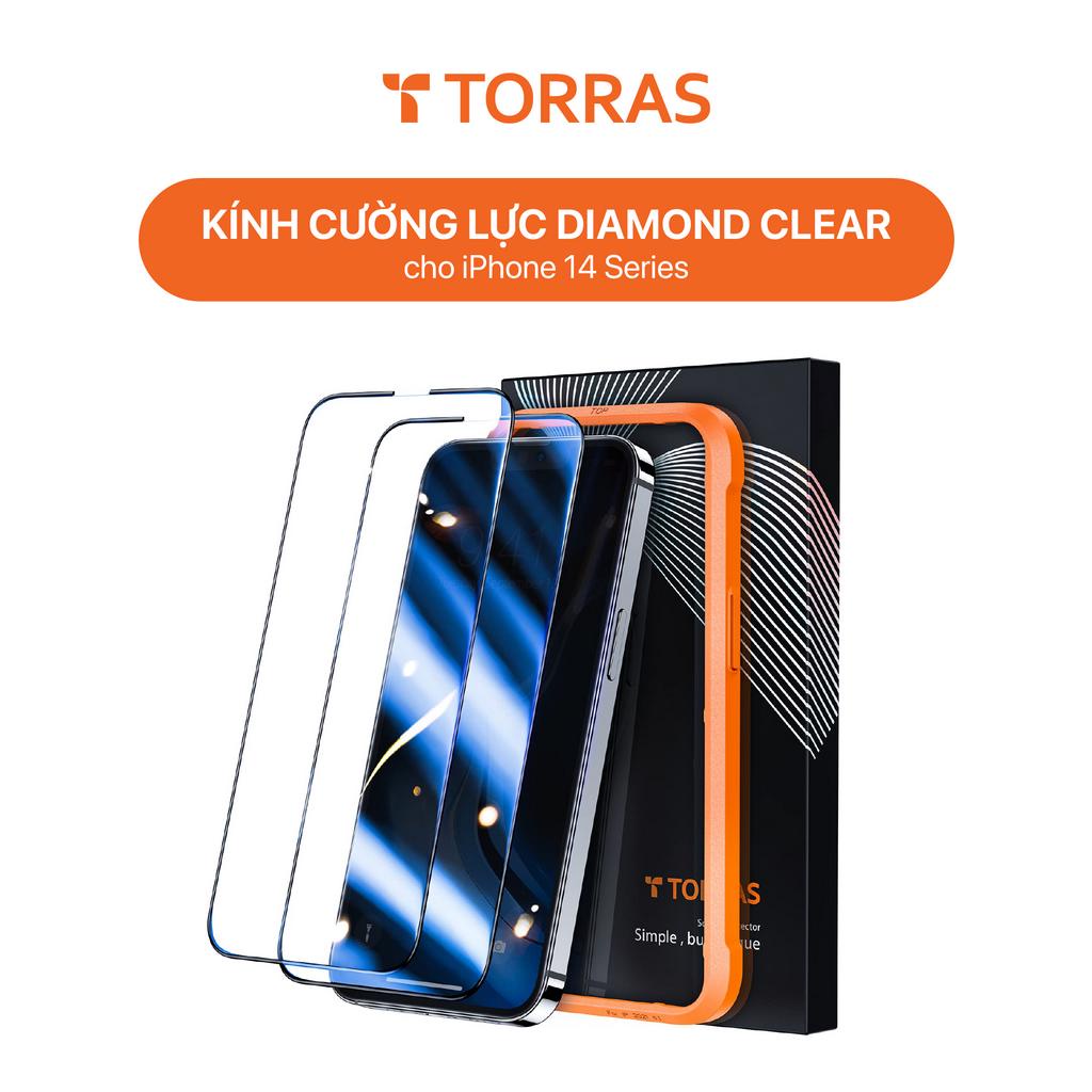 Kính cường lực TORRAS Diamonds Clear cho iPhone 14 Series | Shopee Việt Nam
