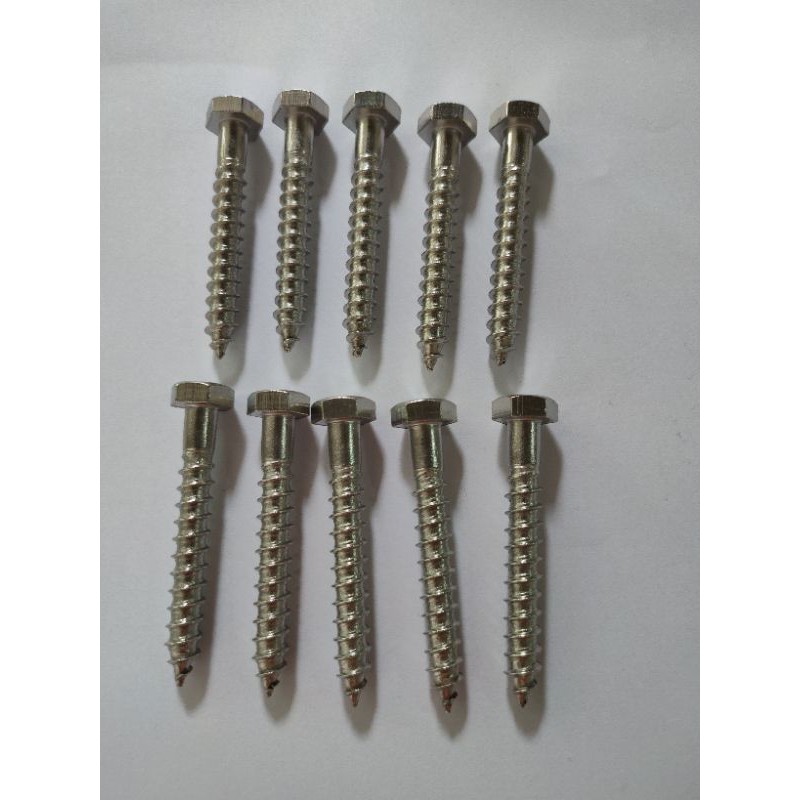 Vít phong inox 304 M8×60- vít giác inox 304 ( giá cho 10 cái) | Shopee ...