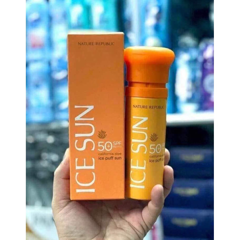 KEM CHỐNG NẮNG ICE SUN CALIFORNIA ALOE ICE PUFF SUN - CLEAR SPF50+ PA ...