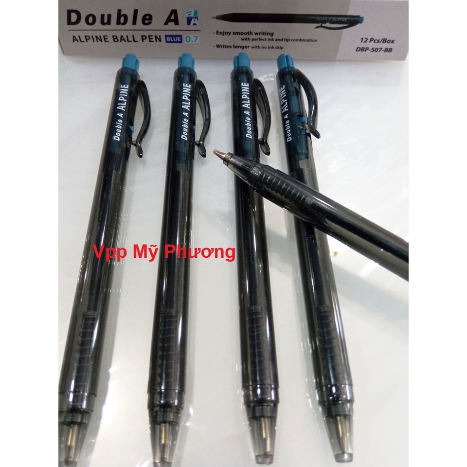 Bút Bi Alpine Double A màu xanh ngòi 0.7mm | Shopee Việt Nam