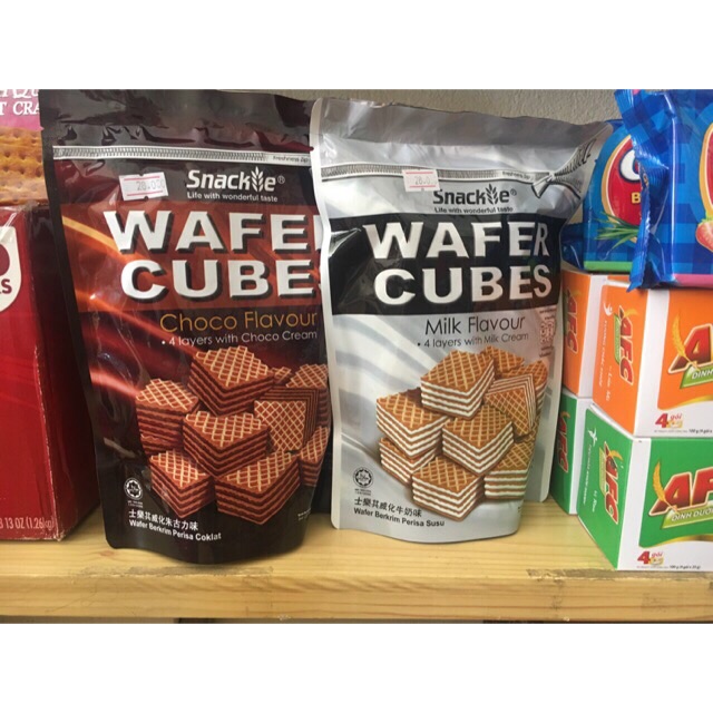 Combo 10 goi snack wafer cube 2 vị | Shopee Việt Nam