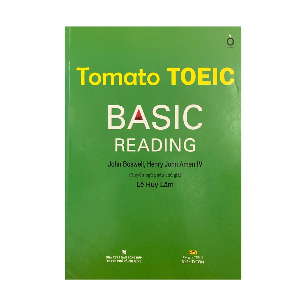 Sách - Tomato Toeic Basic Reading ( Nhân Trí Việt ) | Shopee Việt Nam