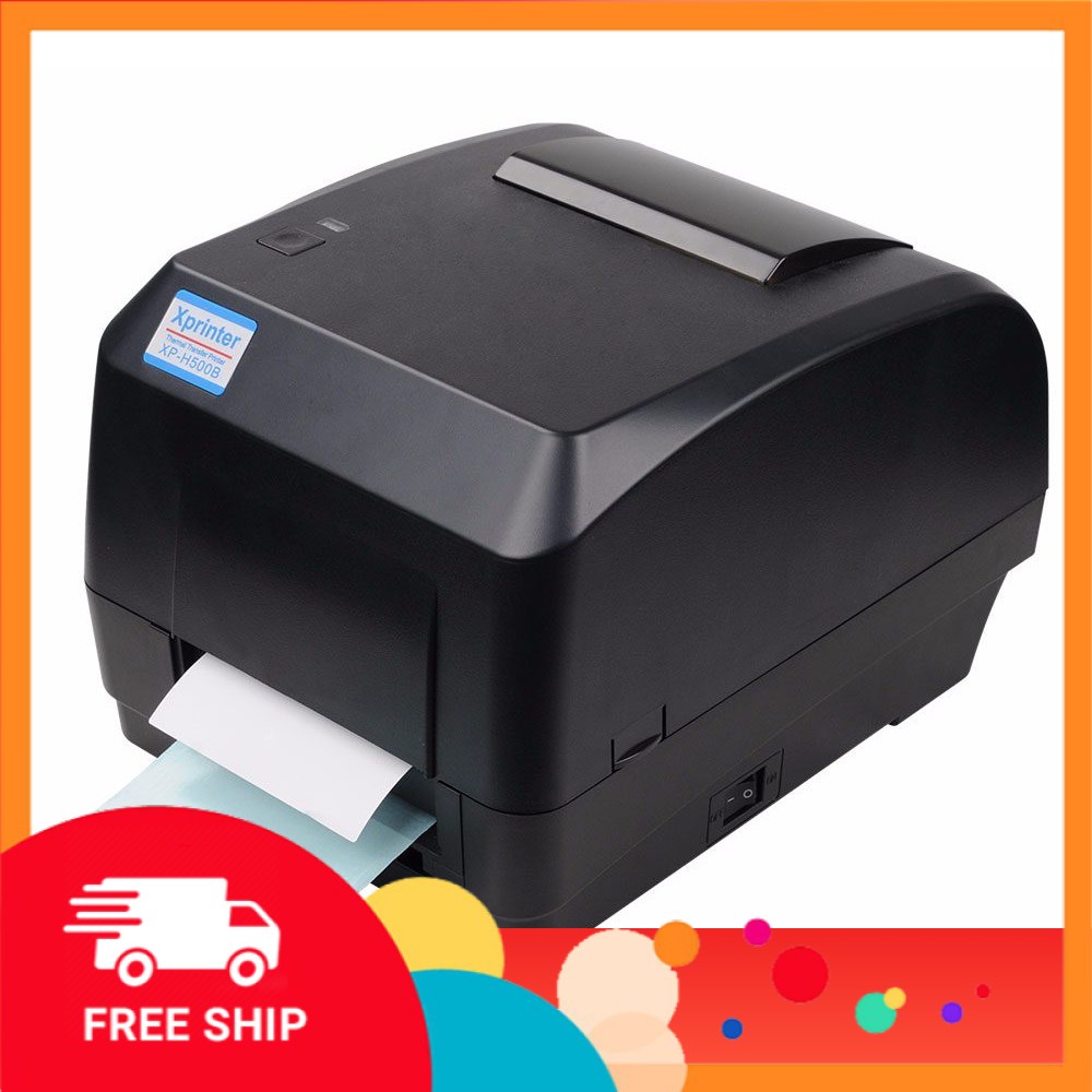 Máy In Tem, Mã Vạch Chuyển Nhiệt Ribbon Wax Khổ 3 Tem 110mm Xprinter XP-H500B | Shopee Việt Nam