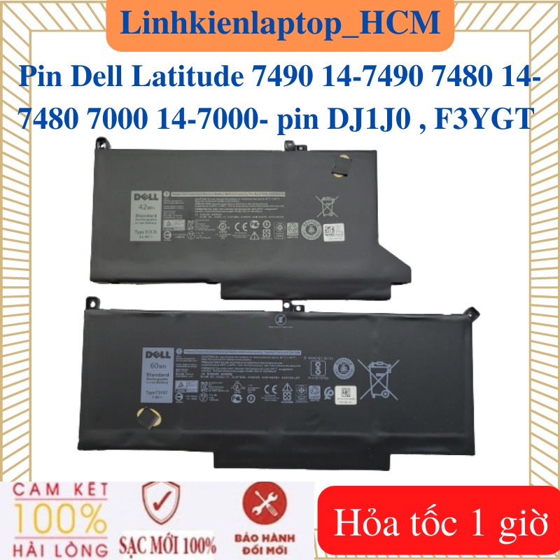 Pin laptop Dell Latitude 7490 14-7490 7480 14-7480 7000 14-7000 - Pin ...