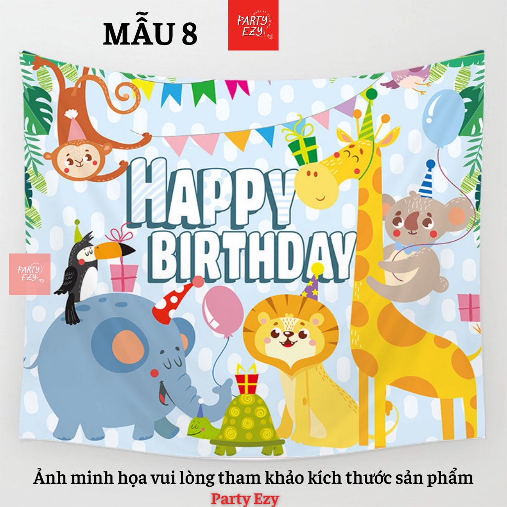 BACKDROP/VẢI TREO TƯỜNG TRANG TRÍ TIỆC SINH NHẬT (NHIỀU MẪU, 2 SIZE ...