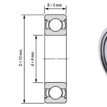 Vòng bi bạc đạn chất lượng cao 623z, 624z, 625z, 626z, 608z, 688z, 628z ...
