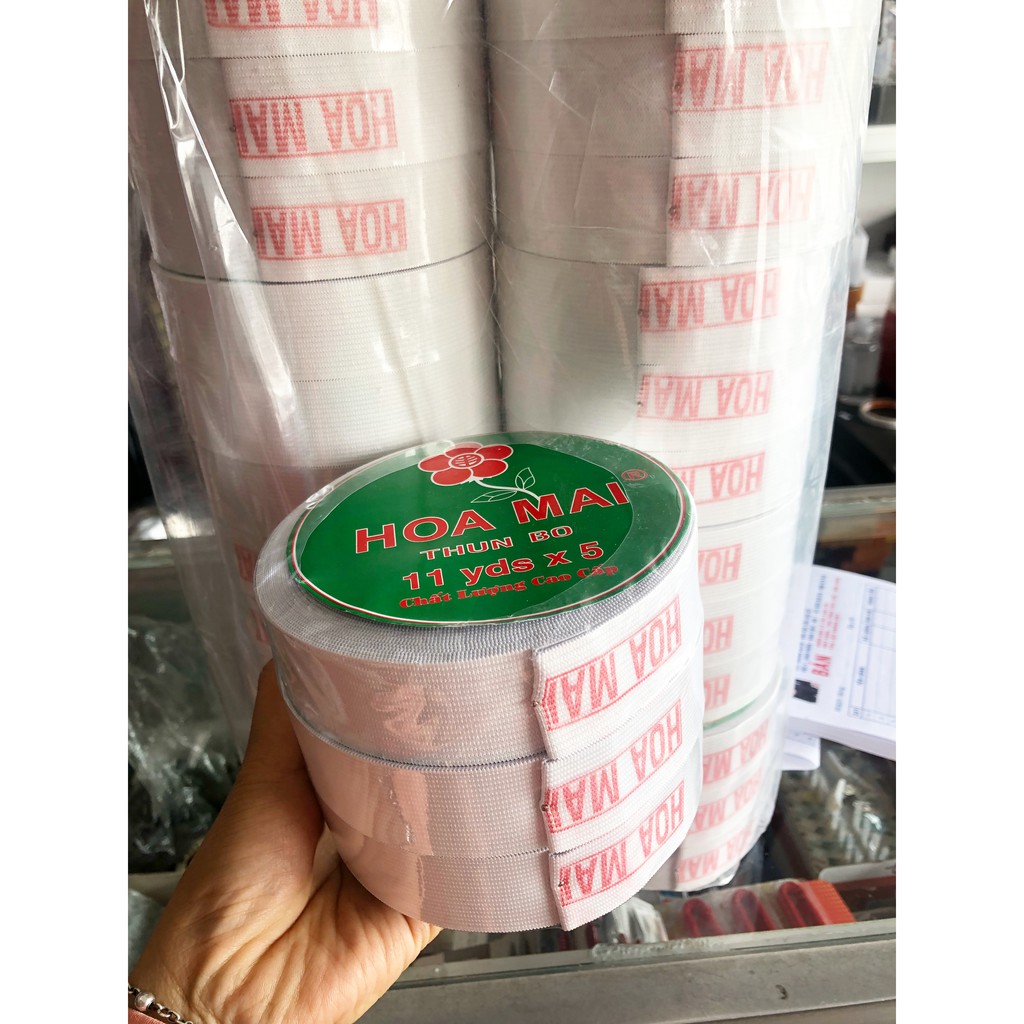 Chun/thun Hoa Mai quần bản 3cm màu trắng | Shopee Việt Nam