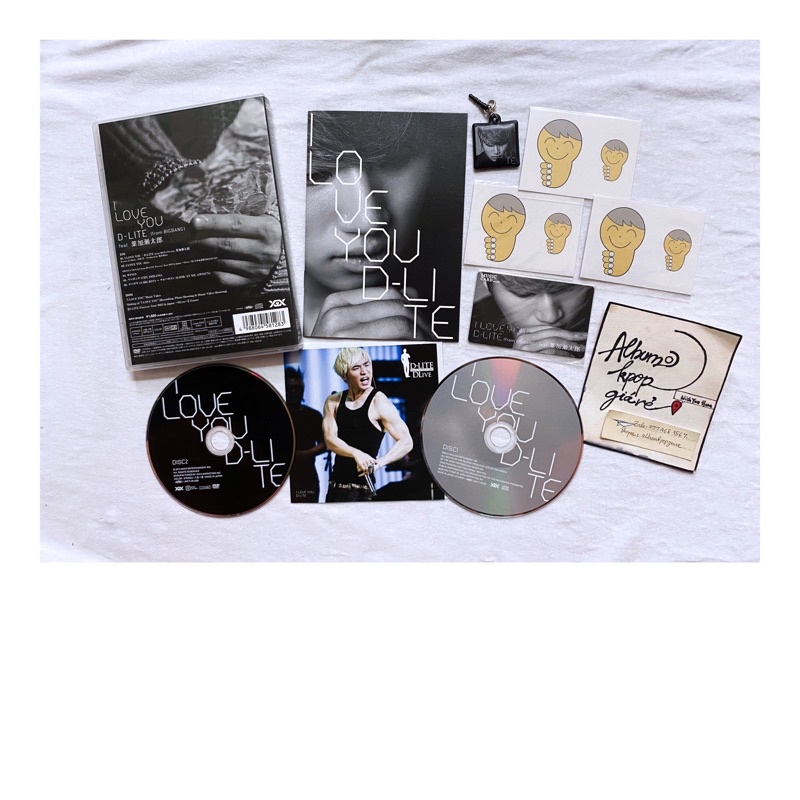 D-lite from bigbang Daesung album Nhật I love you đã khui seal, gồm CD DVD photocard và ...