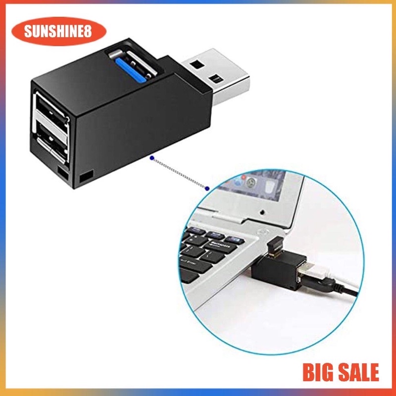 Đầu Chia Ra 3 Cổng Usb 3.0 Tốc Độ Cao Nhỏ Gọn Tiện Lợi - THC | Shopee Việt Nam