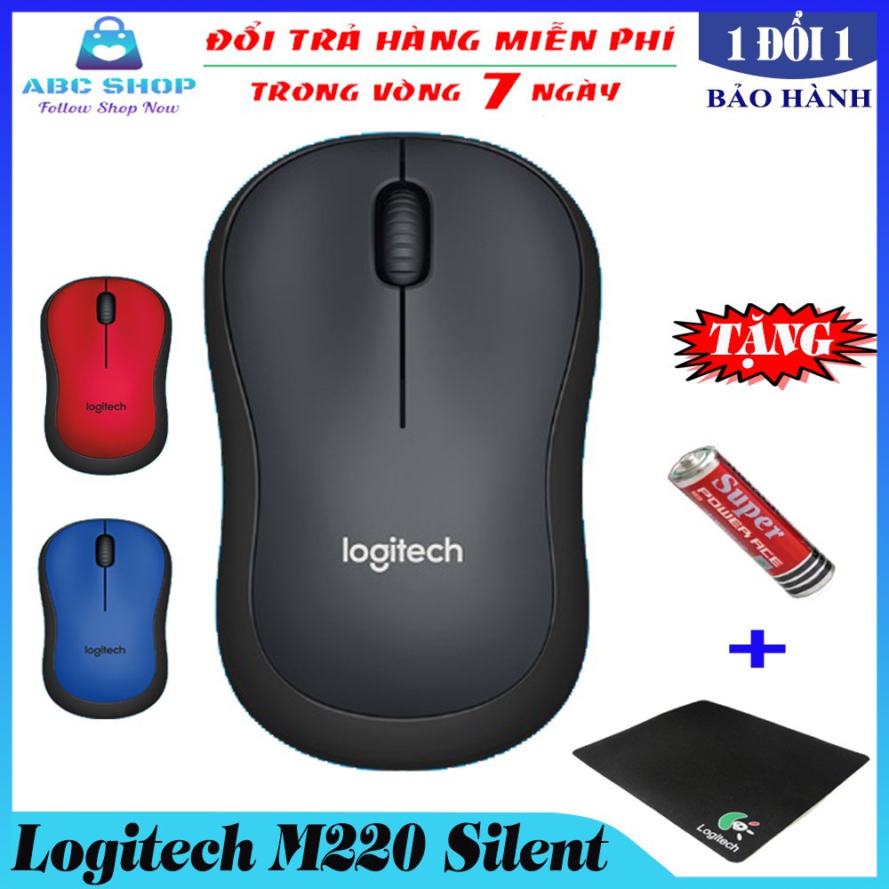 [Logitech] Chuột Không Dây Logitech M220 Silent - Không Gây Tiếng Ồn ...