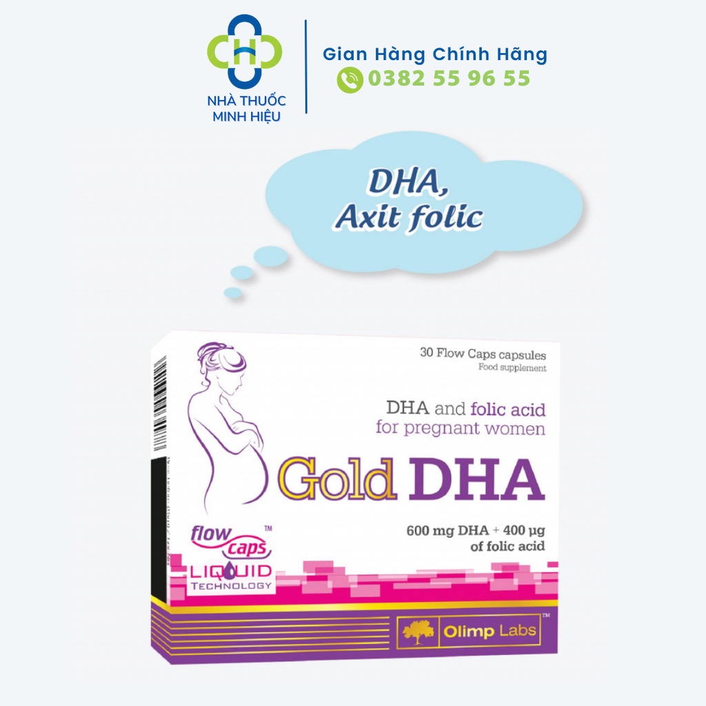 [Chính Hãng] Gold DHA - Thực Phẩm Bảo Vệ Sức Khỏe Cho Bà Bầu | Shopee ...