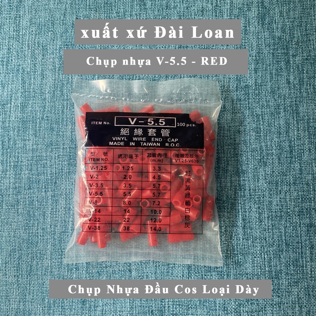 Đầu cos tròn R5.5 Nichifu Nhật Bản- Đầu cốt tròn loại trần -Cho dây 2.63 tới 6.64mm2 R5.5-4 R5.5 ...