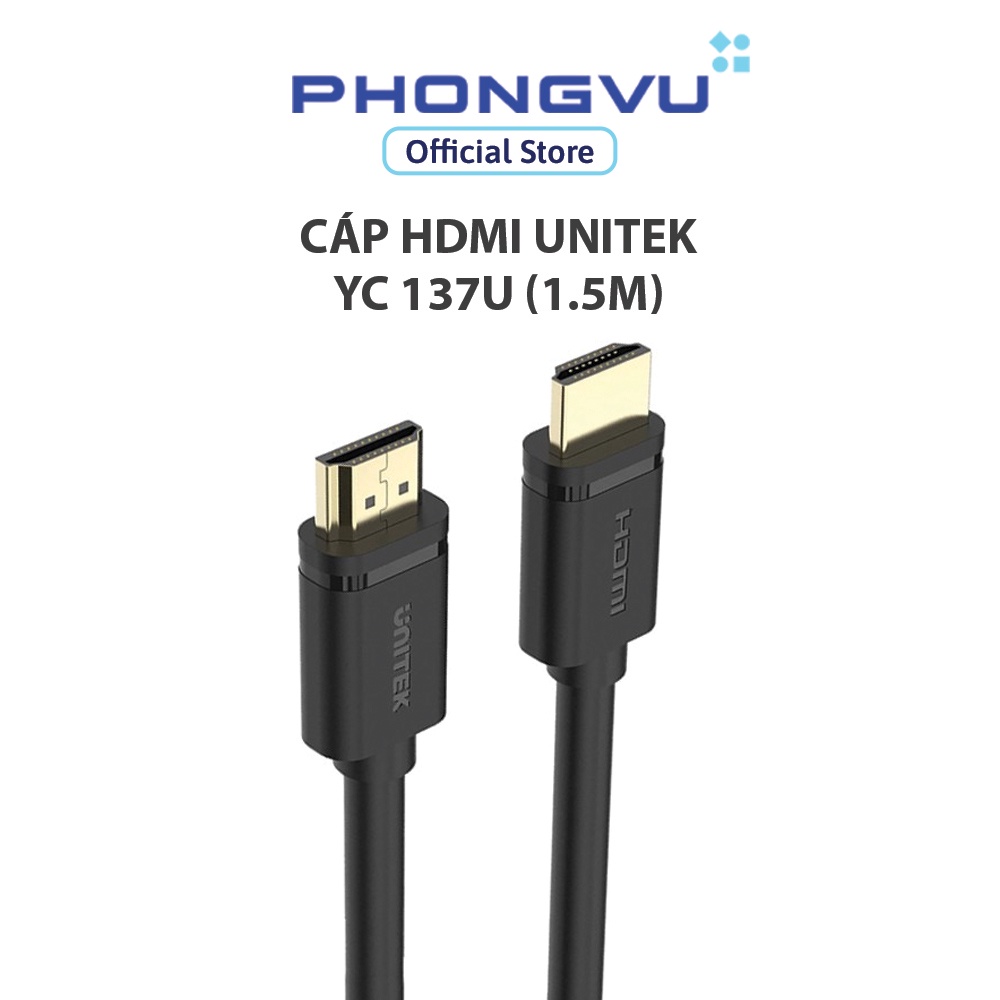 Cáp HDMI Unitek YC 137U (1.5m) - Bảo hành 18 tháng | Shopee Việt Nam