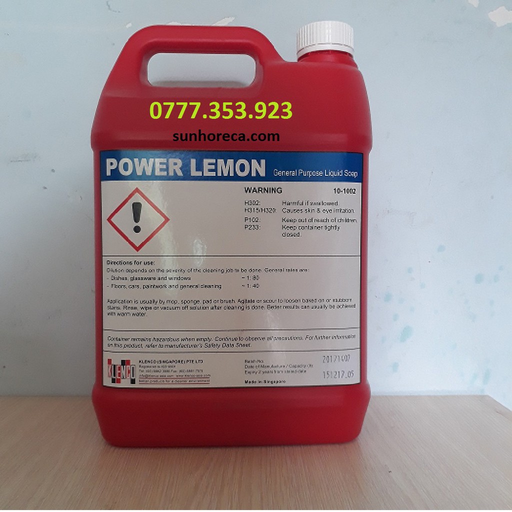 Chất vệ sinh đa năng POWER LEMON (Klenco - Singapore) | Shopee Việt Nam