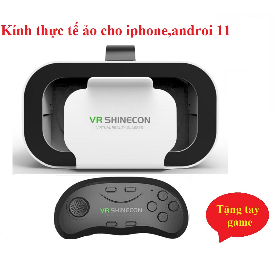 Kính xem phim 3D VR SHINECON 5.0 + tặng tay game | Shopee Việt Nam