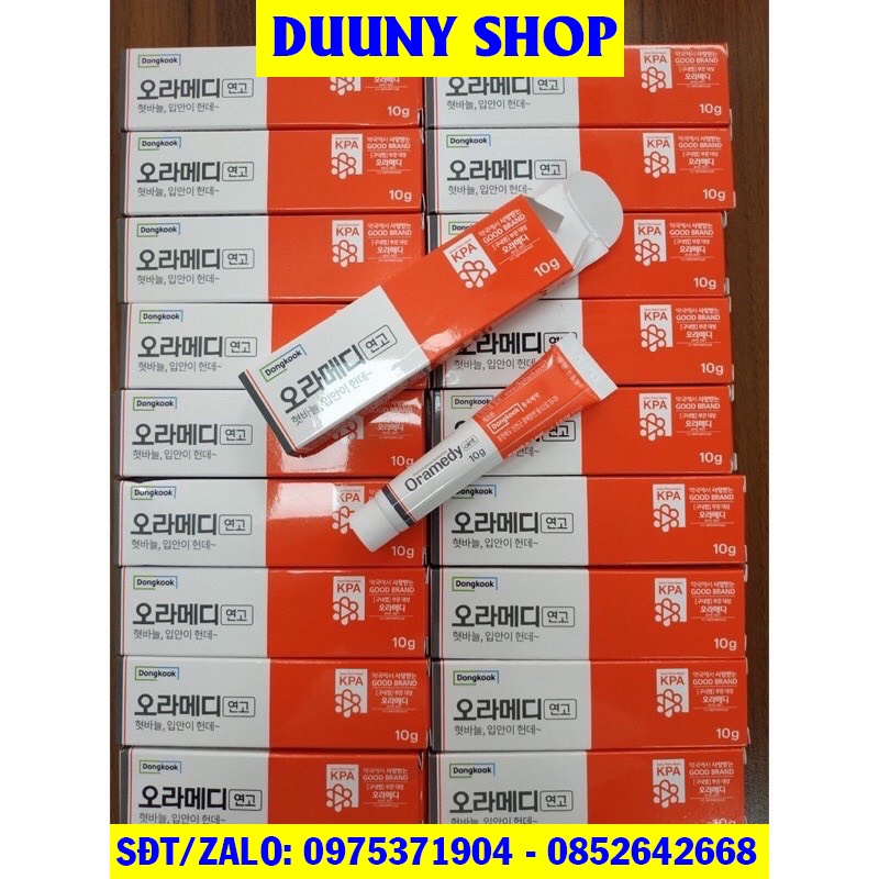 [CHÍNH HÃNG] Kem/Gel bôi nhiệt miệng Oramedy Hàn Quốc tuýp 10g | Shopee ...