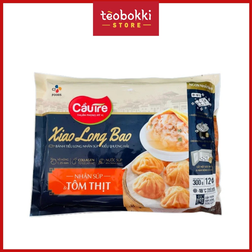 [SHIP HCM] Tiểu long bao nhân súp tôm thịt CJ 300g | Shopee Việt Nam