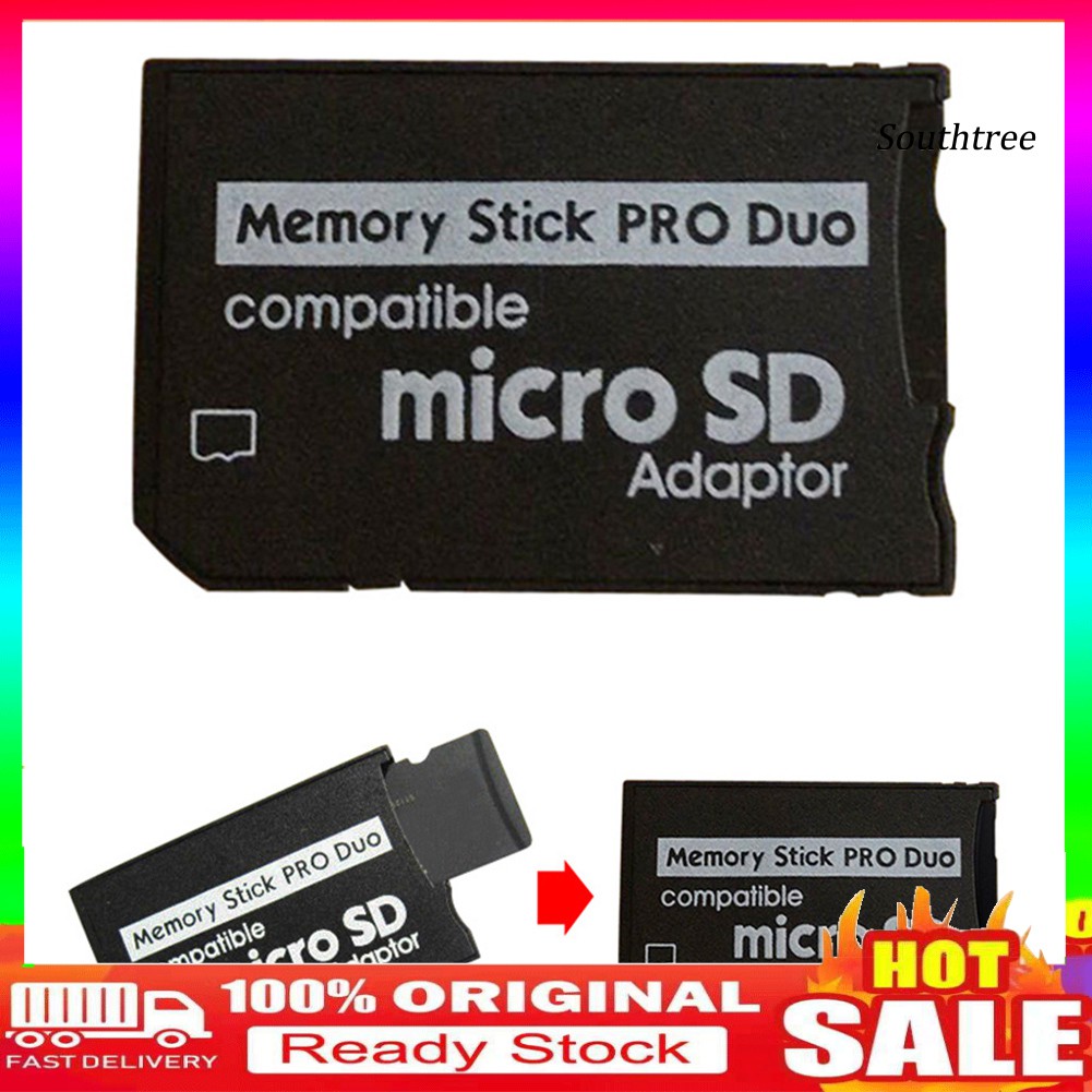 【Ready stock】Micro SD TF to MS Pro Duo Reader Memory Stick Adapter ...