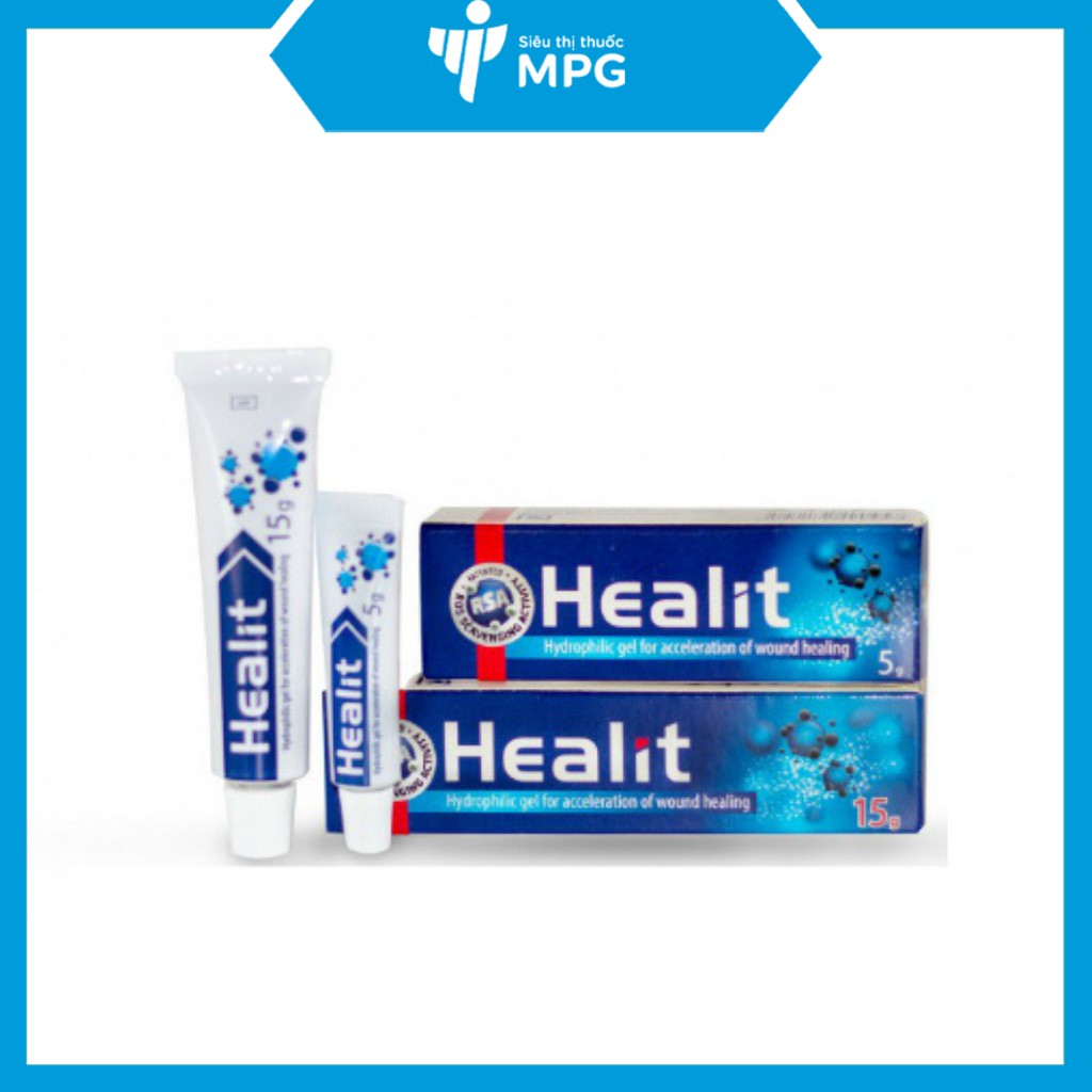 Healit gel 5g - Gel bôi vết thương hở cấp và mạn tính | Shopee Việt Nam