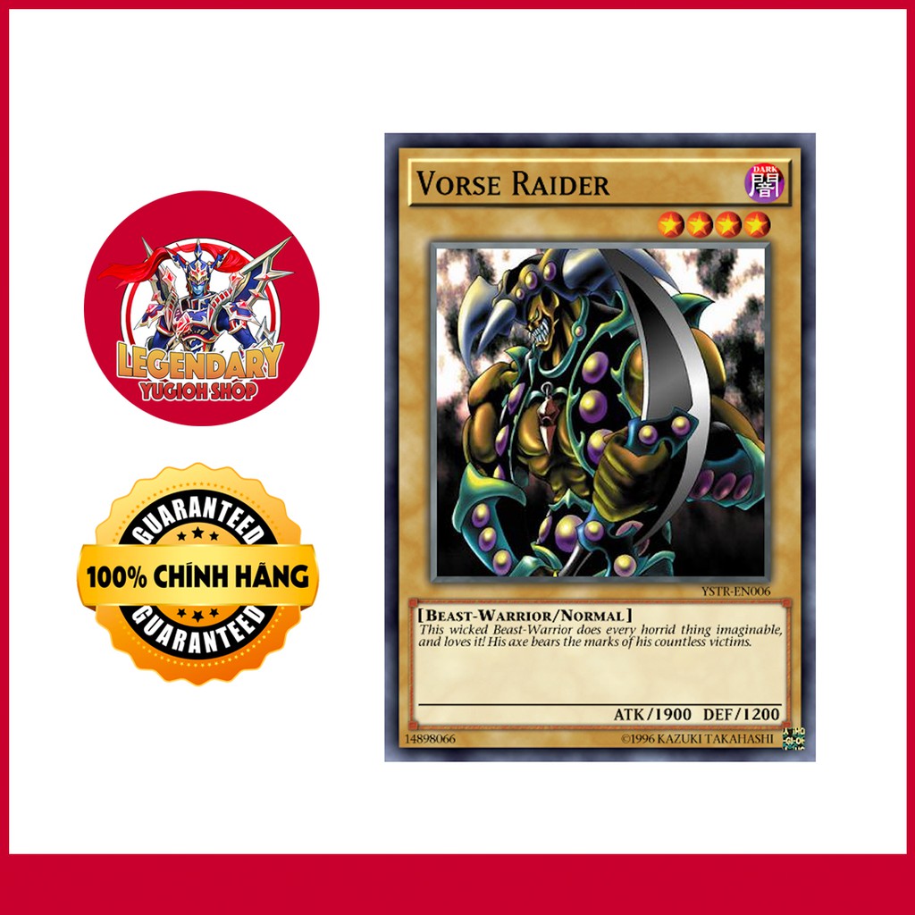 [Thẻ Bài Yugioh Chính Hãng] Vorse Raider - Art Gốc | Shopee Việt Nam