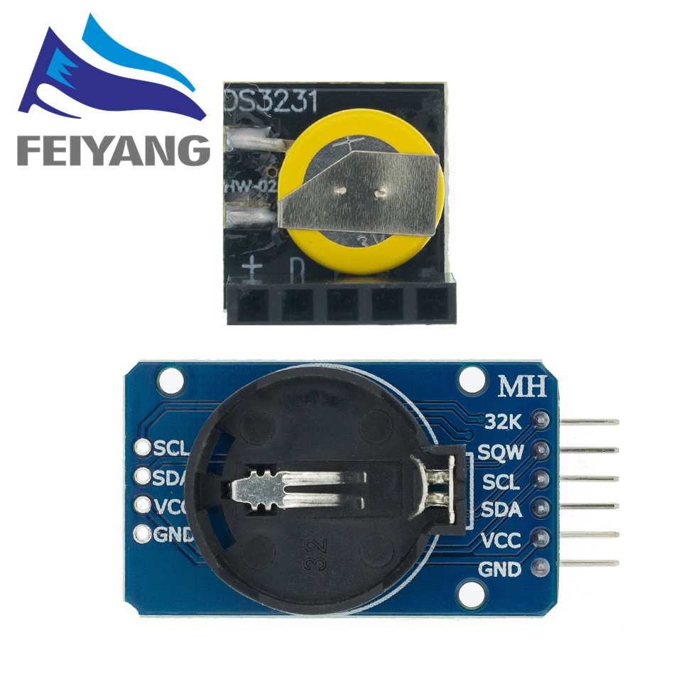 Mô Đun Bộ Nhớ DS3231 AT24C32 IIC DS3231SN DS3231 mini 3.3V/5V | Shopee ...