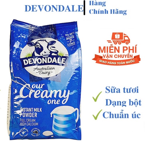 Sữa Devondale Nguyên Kem 1KG Full Cream NK Úc | Shopee Việt Nam