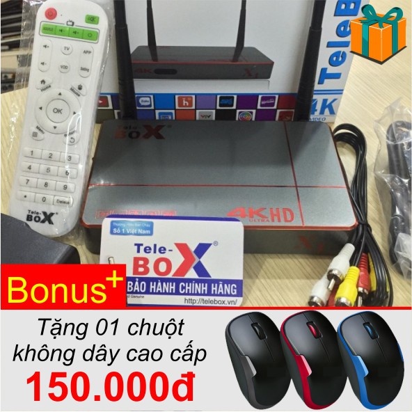 Tivibox Telebox X1 2018 -Tặng chuột không dây cao cấp | Shopee Việt Nam