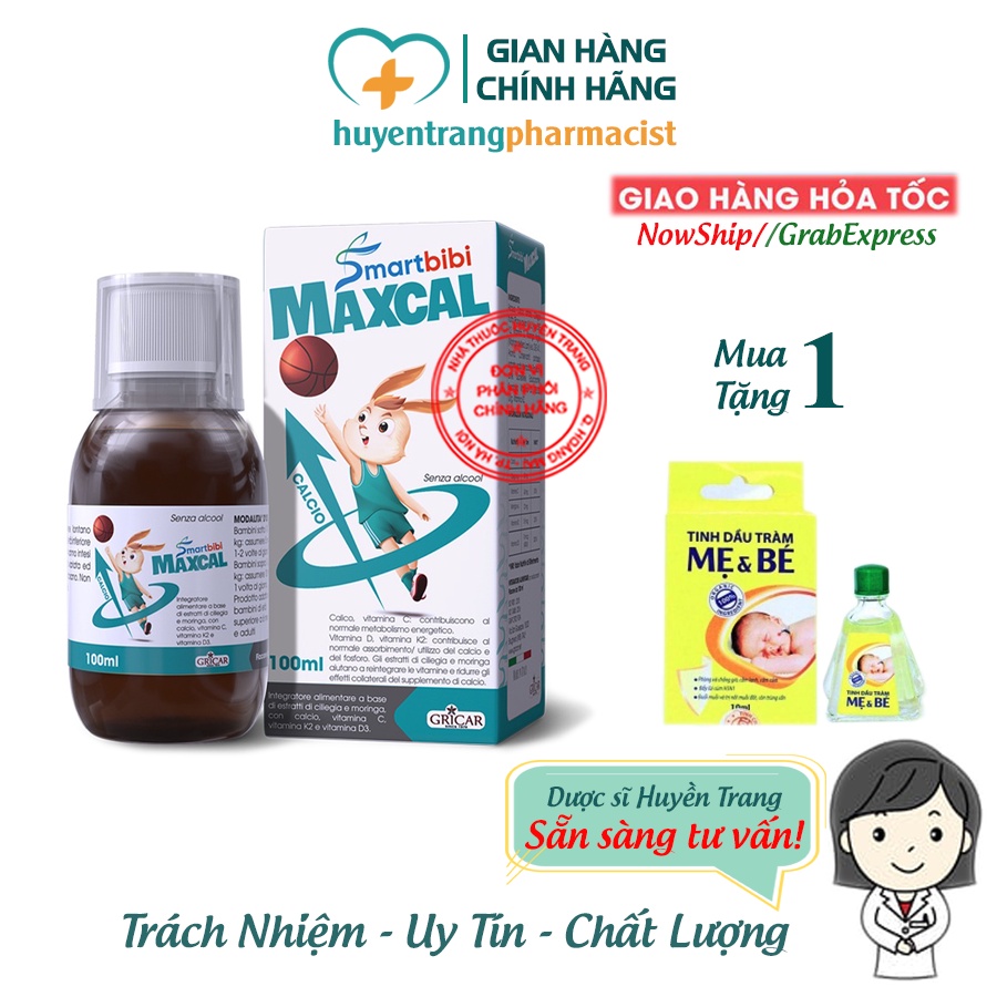 ️️️(Chính hãng) Smartbibi Maxcal bổ sung Canxi d3 k2 - giúp bé phát ...