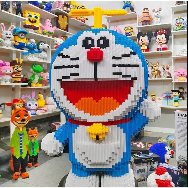 Mô Hình Lắp Ghép Doraemon Siêu To, Lego Doraemon Kích Thước Lớn Và Nhỏ ...