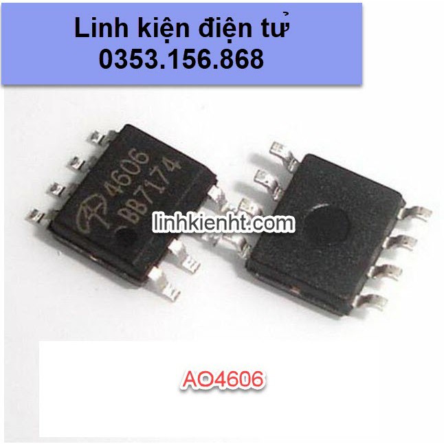 linh kiện AO4606 4606 MOSFET trên bo cao áp LCD Laptop | Shopee Việt Nam