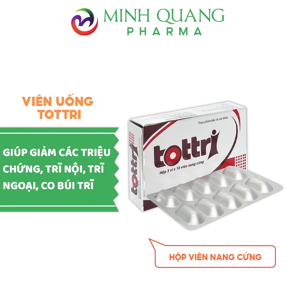 Viên uống TOTTRI của Traphaco tốt cho người bệnh trĩ hộp 30 viên ...