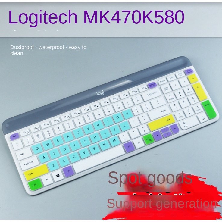 Thích hợp cho Logitech Logitech mk470 Phim bàn phím Bàn phím không dây Bộ chuột k580 Phim hoạt ...