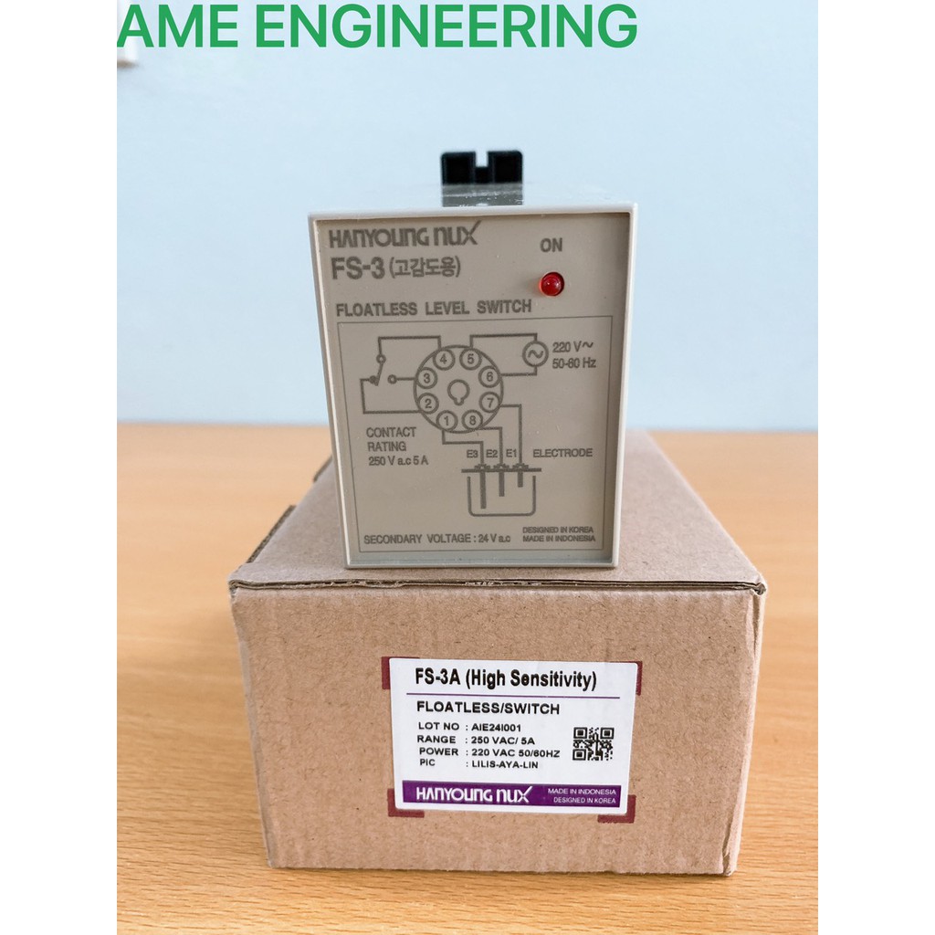 Rơ le báo mức FS-3A 5A 250VAC - hàng Hanyoung chính hãng | Shopee Việt Nam