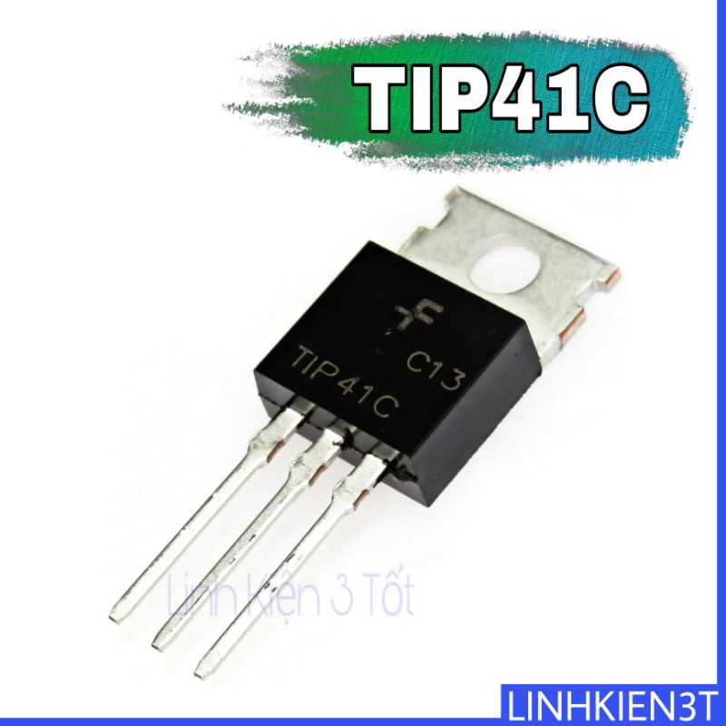 IC công suất TIP41C TIP41 TO-220 TRANS NPN 6A 100V chính hãng | Shopee ...