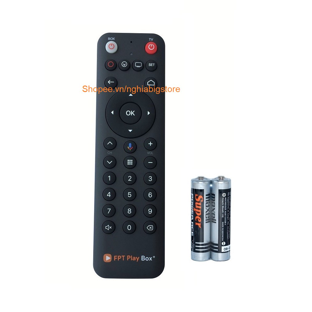 Remote Điều Khiển FPT Play Box Nhận Giọng Nói Hộp Tivi Thông minh-Hỏa ...