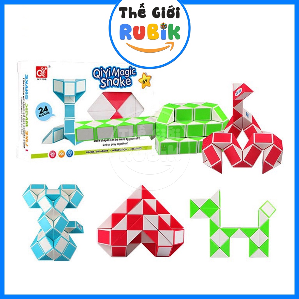 Rubik Rắn Magic Snake QiYi 24 / 36 / 48 / 72 Đoạn. Rubic Biến Thể | The ...