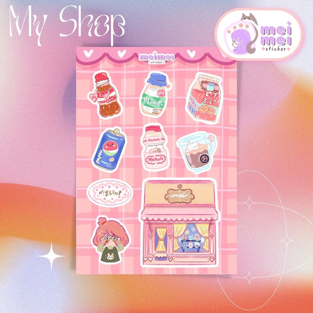 My Shop - Sticker kim tuyến - Meimei Sticker | Shopee Việt Nam