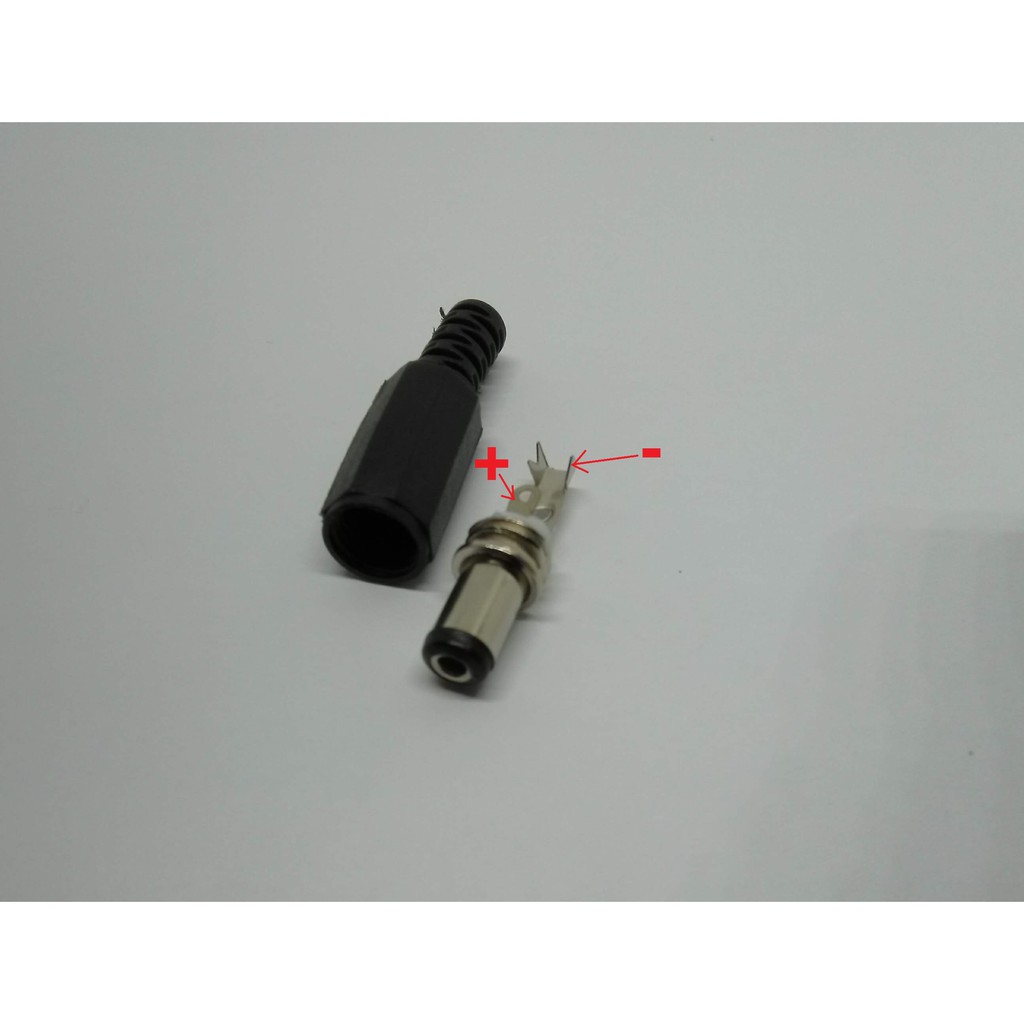 Đầu jack DC 5521/5525(5.5x2.1mm/5.5x2.5mm) chưa hàn dây (combo 2 cái ...