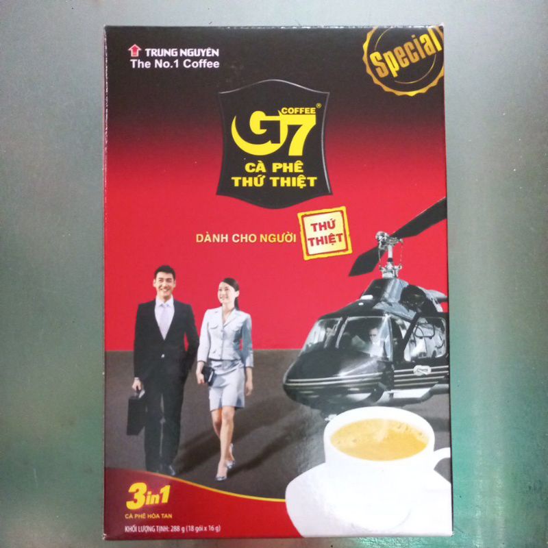 Cà phê sữa hòa tan G7 3in1 (288g: 18 gói*16g) | Shopee Việt Nam