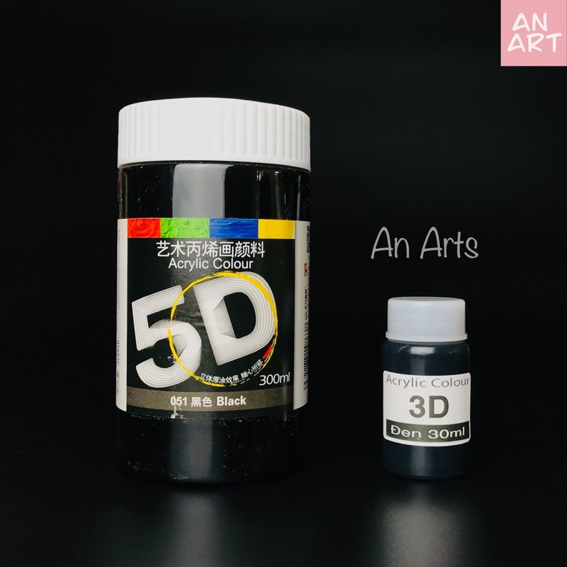 Màu Acrylic 3D , 5D 30ml Custom Giày, Vải, Túi, Vẽ Lên Tranh Giấy, Vải ...