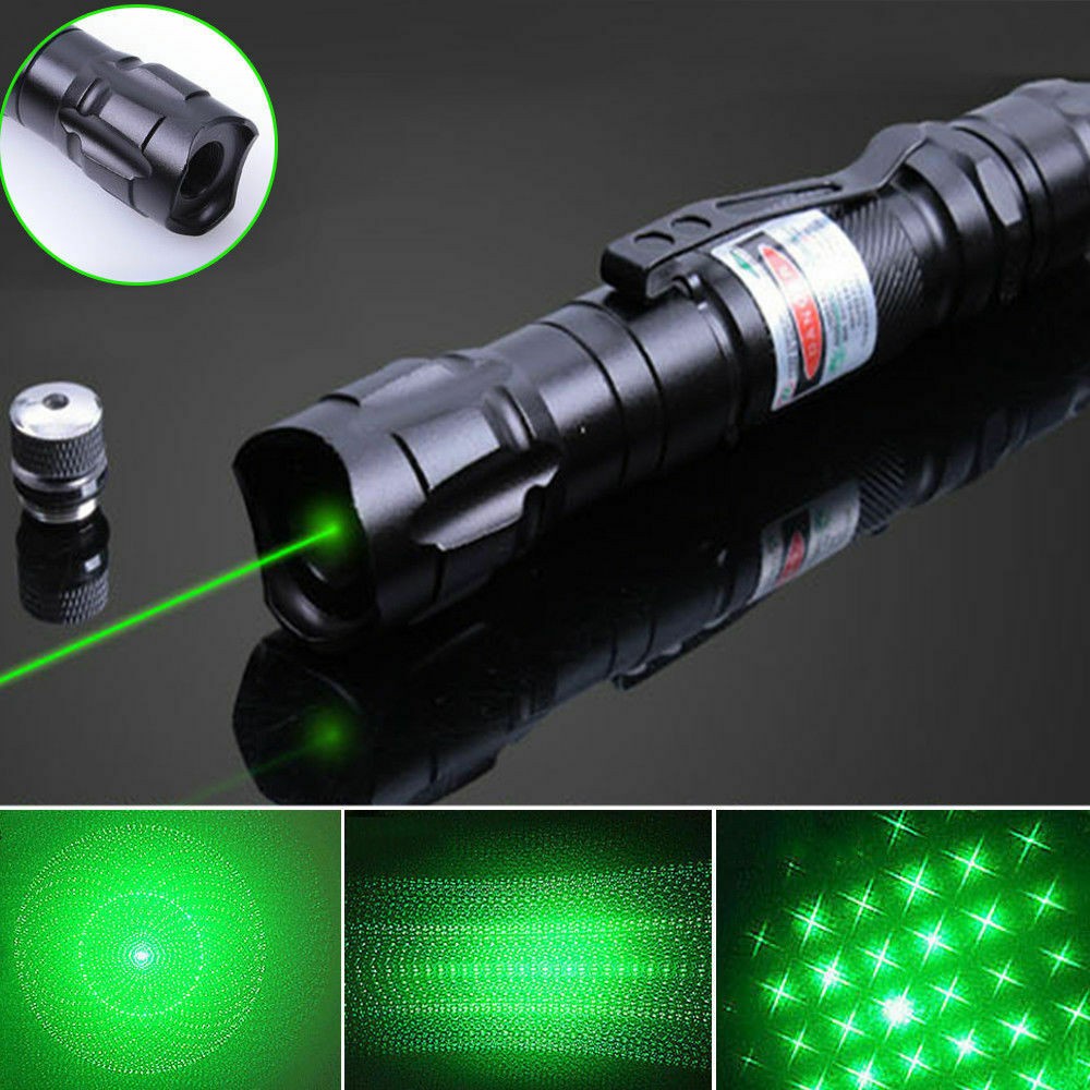 Đèn Pin Laser (Lazer) 009 Công Suất Cao Siêu Sáng Vỏ Đen Siêu Sáng Gồm ...