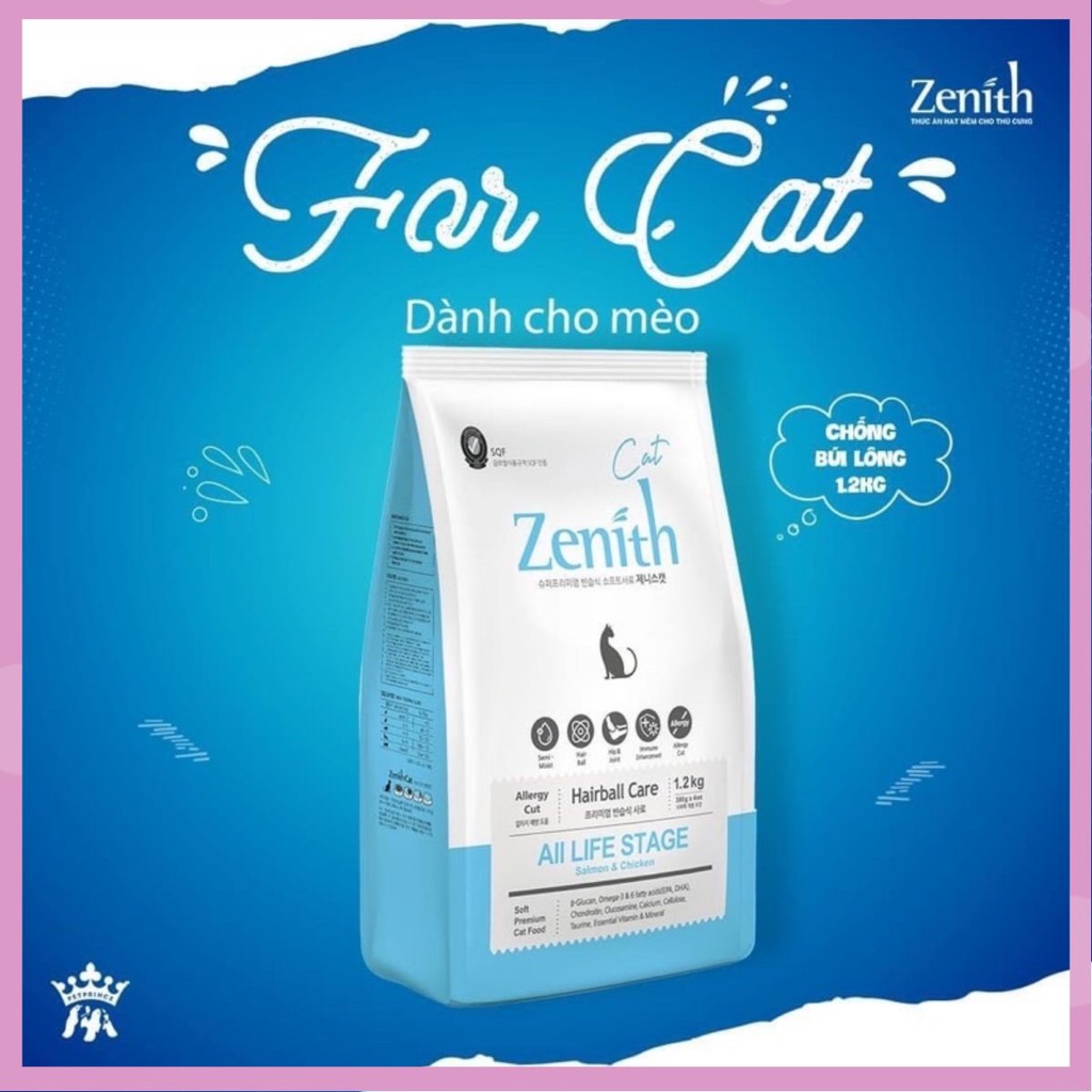 Thức ăn hạt mềm cho mèo Zenith Cat Hairball | Shopee Việt Nam